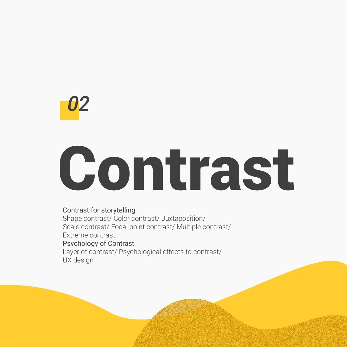 Graphic Design Theory: Contrast - Morestudio