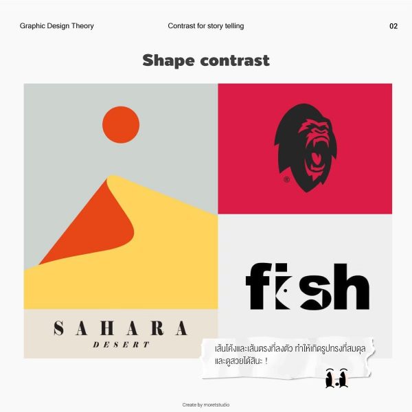 Graphic Design Theory: Contrast - Morestudio